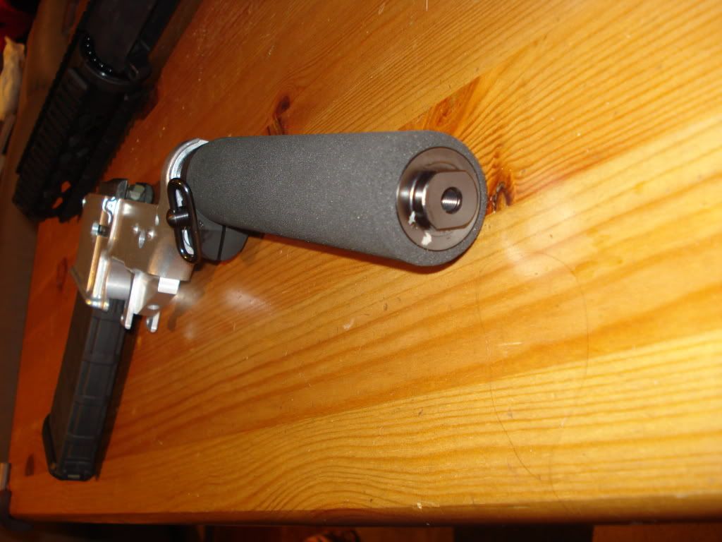 AR Pistol Buffer Cheek Pad gets in the way :( - Calguns.net
