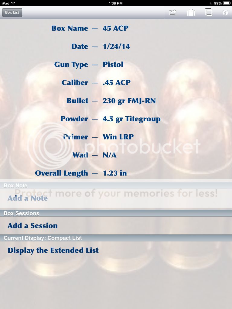 Original .45 acp load - ishsor